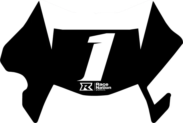 SURRON ULTRA BEE Front Number plate board Custom Sticker Graphic Thick ...