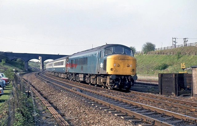 ORIGINAL 35MM SLIDE BR Class 45 no.45141 at Wellingborough +rights for ...