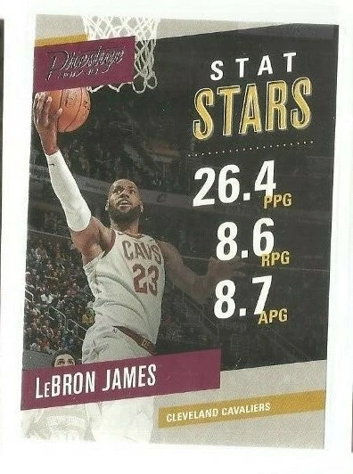 2017-18 PRESTIGE STAT Stars #1 LeBron James (ref 944469) EUR 5,54 ...