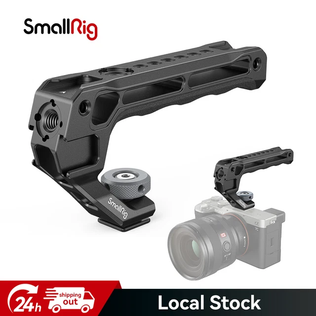 SMALLRIG LIGHTWEIGHT TOP HANDLE Cold Shoe for Camera/ Cage With Cold ...