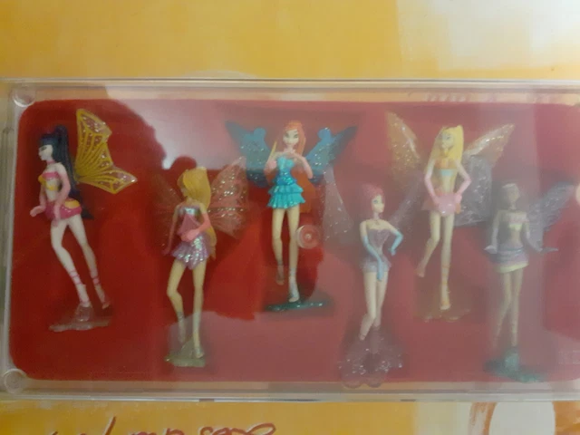 SERIE COMPLETA KINDER Winx Enchantix Con Cartine E Box Specialkit EUR ...