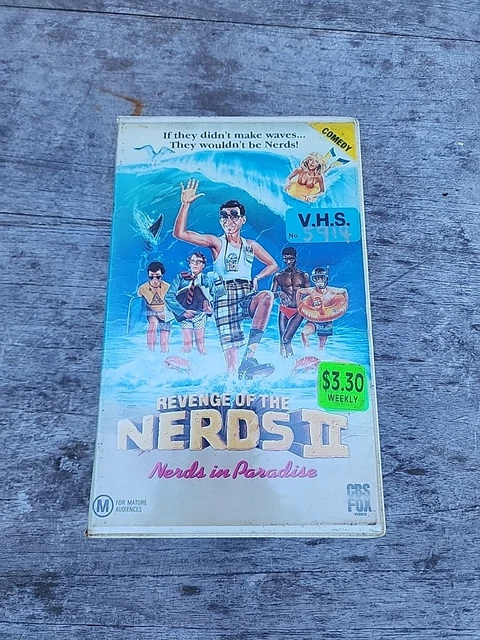 REVENGE OF THE Nerds 2 - Movie VHS Video Tape Comedy Big Box Plastic £ ...