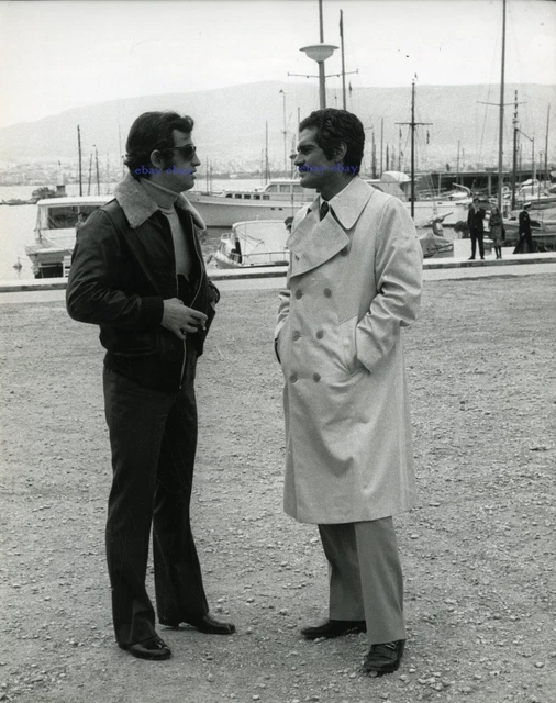 *JEAN-PAUL BELMONDO OMAR Sharif tournage le casse Photo argentique vintage EUR 49,99 - PicClick FR