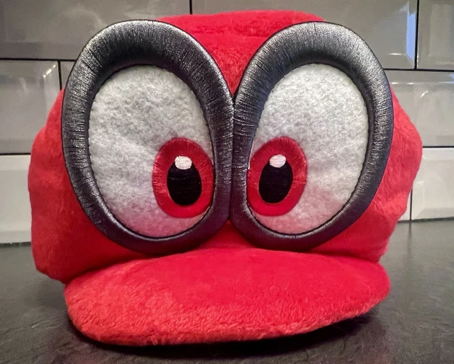 OFFICIAL NINTENDO SUPER Mario Odyssey Cappy Cap Red Soft Plush New £6. ...