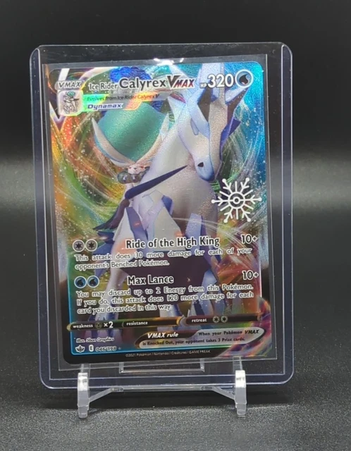 POKÉMON TCG ICE Rider Calyrex VMAX Chilling Reign 046/198 Holo Ultra ...