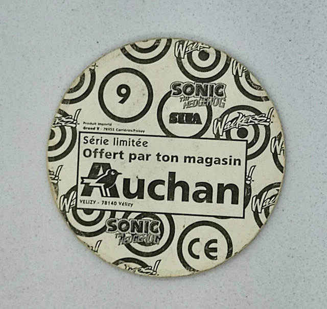 POG SONIC 9 Auchan The Hedgehog Pogs Kini Kinis Slammers Caps Flip ...