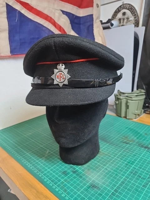 WW2 NFS PEAKED Cap Genuine Vgc Bates Hatter Fire Service £60.00 ...