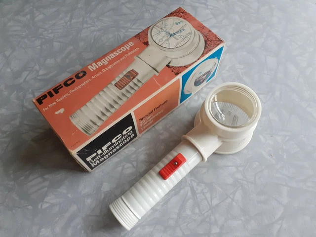 1950S 1960S VINTAGE PIFCO Magnascope Map Magnifier, Classic Car ...