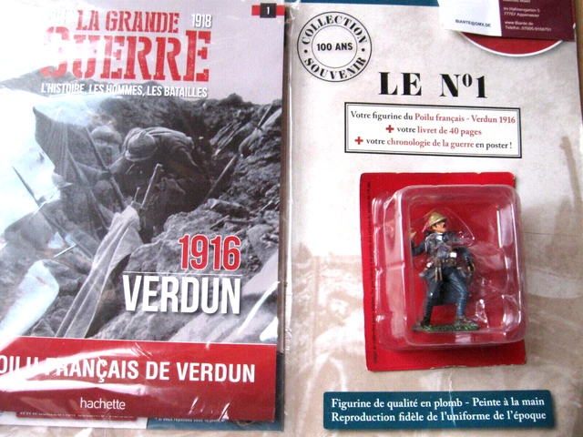 HACHETTE FIGUR GENERAL Verdun 1916+Poster La Grande Guerre+Heft Poilu ...