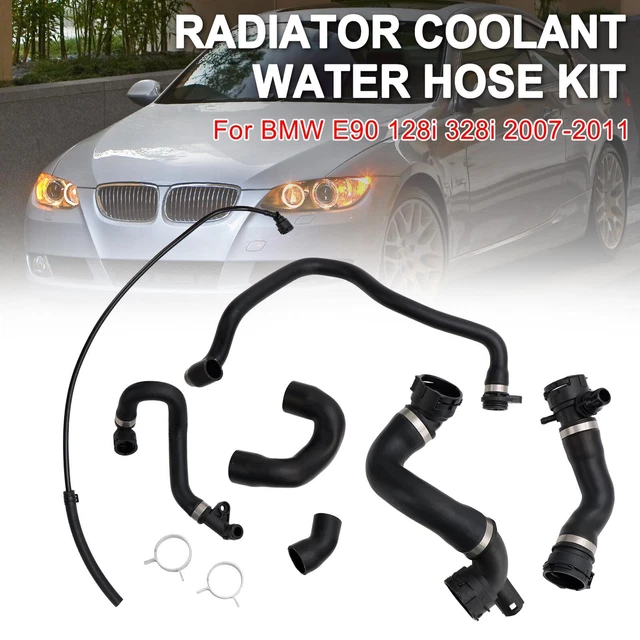 RADIATOR COOLANT WATER Hose Pipe Kit (7 Hoses) Pour BMW E90 128i 328i ...