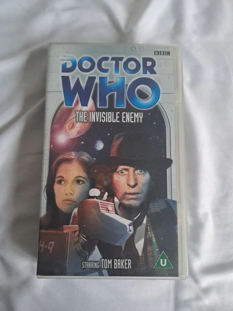 DOCTOR WHO - The Invisible Enemy Bbc Vhs Tape - Tom Baker £7.95 ...