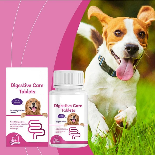 PET PROBIOTIC TABLETS Chewable Tablets For Dogs&Cats- Digestion - Gut ...
