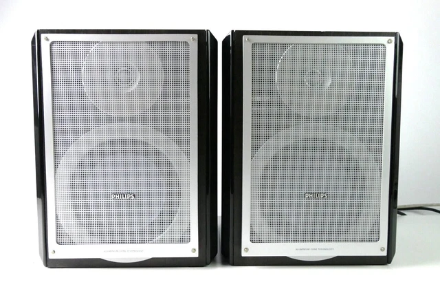 PHILIPS LAUTSPRECHER MZ-9 6 Ohm 2 Weg Lautsprecherboxen Baßreflex Q ...