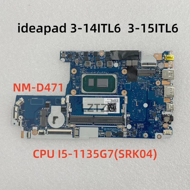 PLACA MADRE NM-D471 para Lenovo ideapad 3-14ITL6 3-15ITL6 I5-1135G7 4G ...