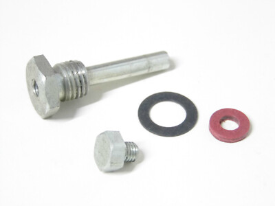 TRIUMPH TIGER CUB T1112 Gearbox Oil Drain Plug c/w Level Tube , Plug ...