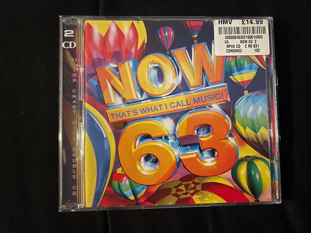 NOW THATS WHAT I Call Music 63 CD New & Sealed £7.50 - PicClick UK
