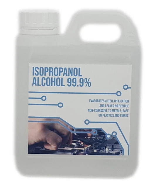 ISOPROPANOL 99% IPA Disinfectant 1L Jerry Container Technical Grade ...