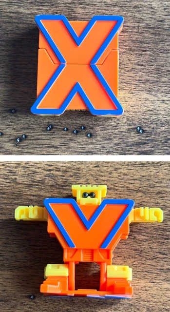 X - VINTAGE Alphabots Transformers Robots Alphabet Letters Numbers ...