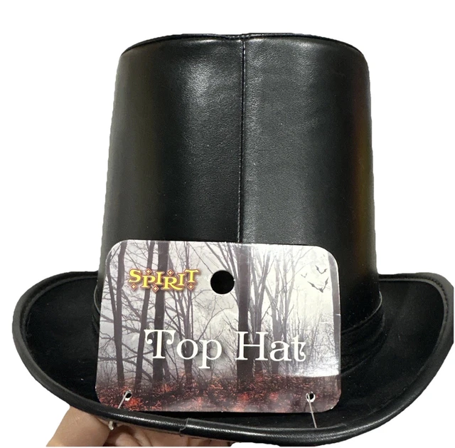 SPIRIT TOP HAT Black Halloween Costume Accessory £11.44 - PicClick UK
