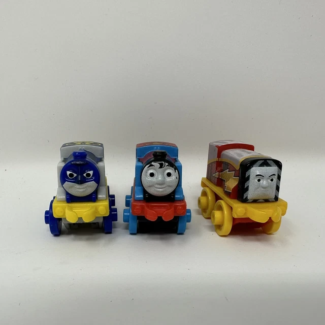 THOMAS & FRIENDS Train Tank Engine MINIS DC Super Friends Lot x3 Batman ...