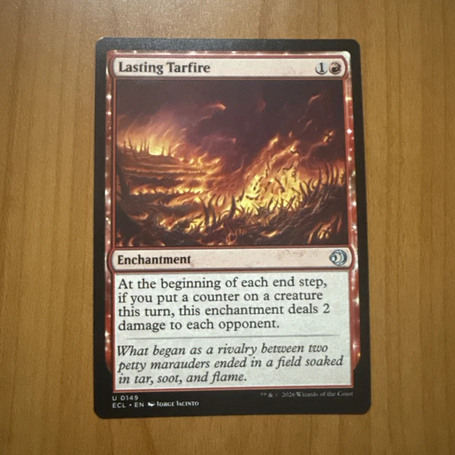 LASTING TARFIRE - Lorwyn Eclipsed 2026 - N/M - MTG Magic The Gathering $4.95 - PicClick AU