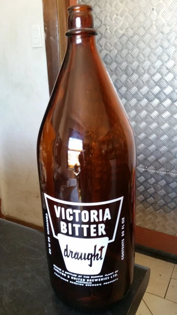 VINTAGE VB victoria bitter draught bottle the first darwin stubbie $63. ...