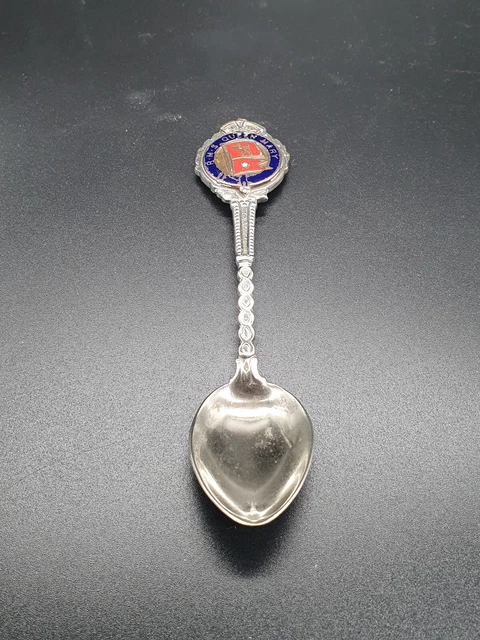 VINTAGE SILVER PLATE Spoon RMS QUEEN ELIZABETH Cunard (Mid 1900s) $33. ...