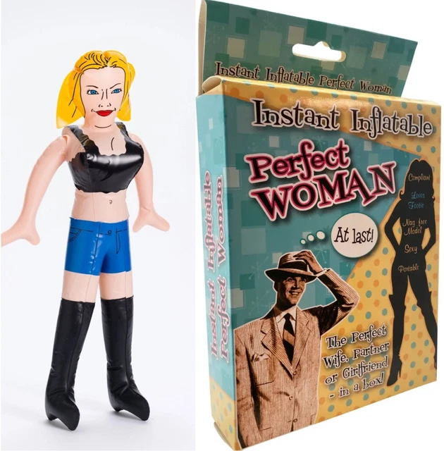 PERFECT WOMAN INFLATABLE DOLL - Instant Girlfriend Blow Up - Gag Joke ...