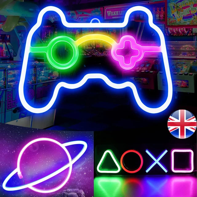 NEON SIGN PLANET Light Signs LED Sign Hanging Night Light Decorative ...