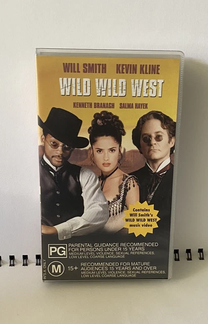 WILD WILD WEST VHS Pal Video Tape Will Smith Salma Hayek PG/M15+ SA GC ...