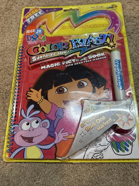 DORA THE EXPLORER Color Blast!: Magic Picture Book - Softcover 2004 Y2K ...