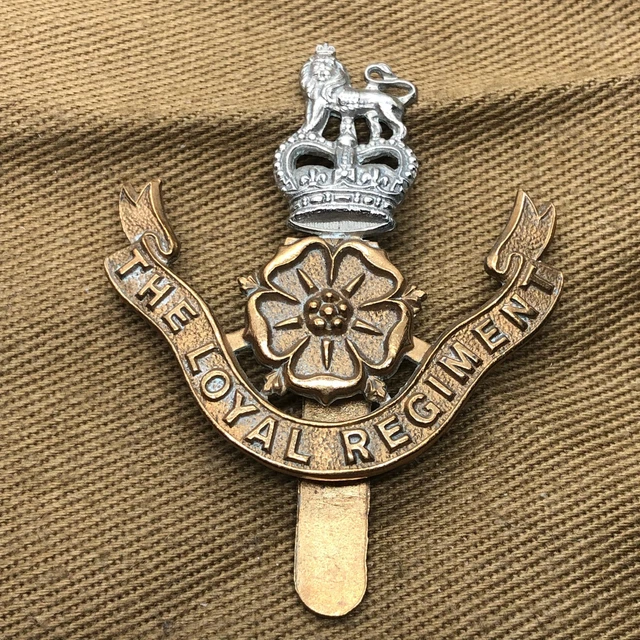 GENUINE BRITISH ARMY Cap Badge - The Loyal Regiment £6.00 - PicClick UK