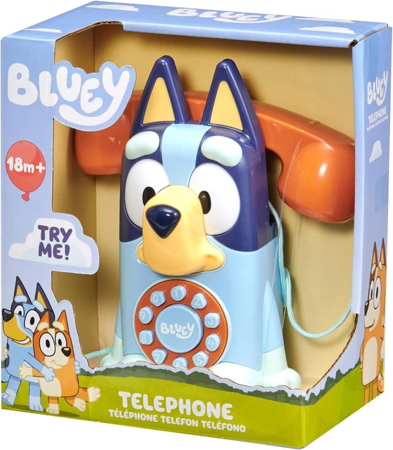 BLUEY INTERACTIVE ELECTRONIC Realistic Bluey Retro Telephone £19.89 ...