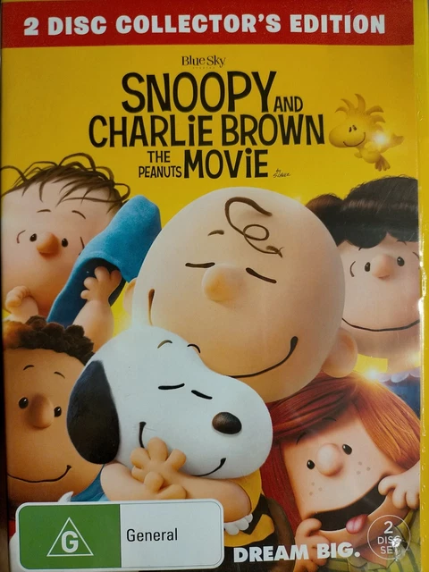 SNOOPY AND CHARLIE Brown The Peanuts Movie DVD (Region 4) VGC 2 Disc ...