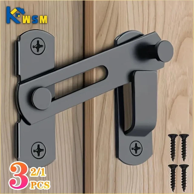 STAINLESS STEEL SLIDE Latch Sliding Door Lock Locking Door Door Bolts ...