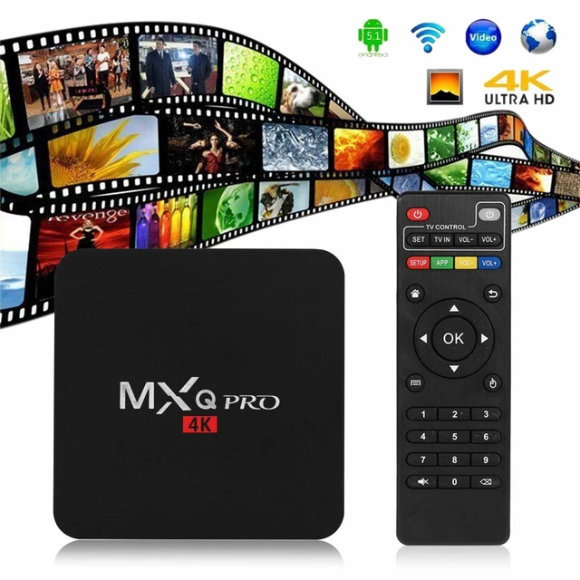 MXQ PRO 4K 64Bit Android Quad Core Smart TV Box S905 Streamer 2GB+16GB ...