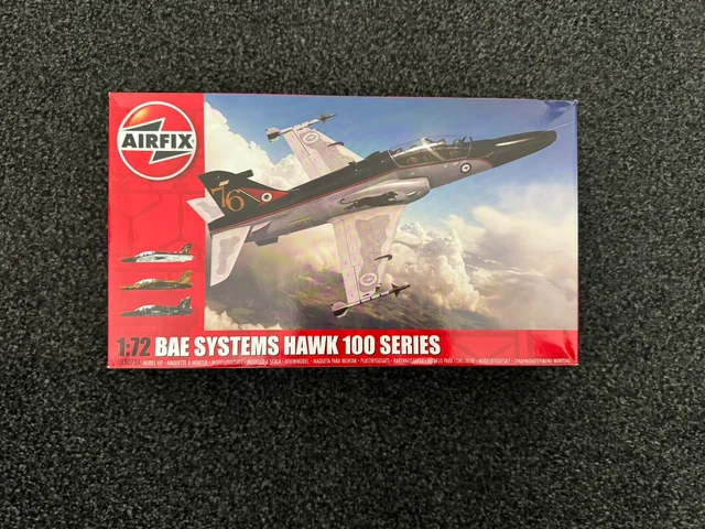 AIRFIX A03073A BAE Systems Hawk 100 Series 1/72 Plastic Model Kit £14. ...