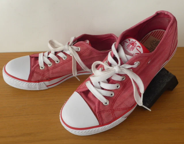 VINTAGE DUNLOP ORIGINAL Canvas Tie up Shoes Green Flash Shoe Company ...