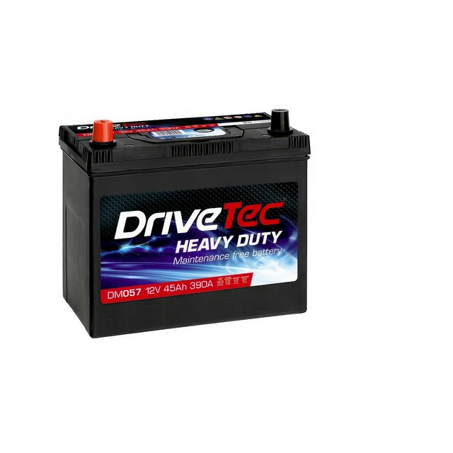 DRIVETEC CAR BATTERY DM057 12V 45Ah 390A T1 T3 B24 Fits Toyota Cynos 1. ...