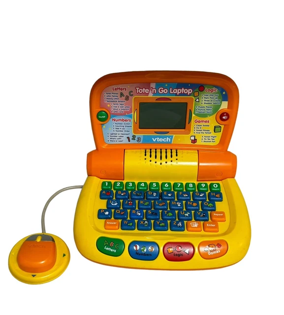 VTECH TOTE-AND-GO LAPTOP Plus Preschool Learning System with Mouse ...