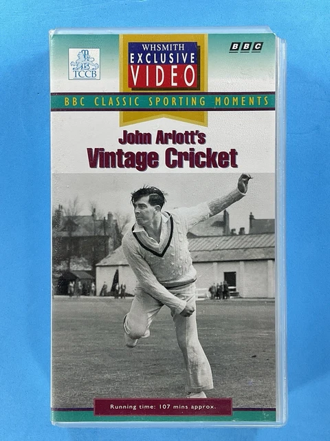 JOHN ARLOTT'S VINTAGE Cricket, VHS Video Cassette £3.89 - PicClick UK