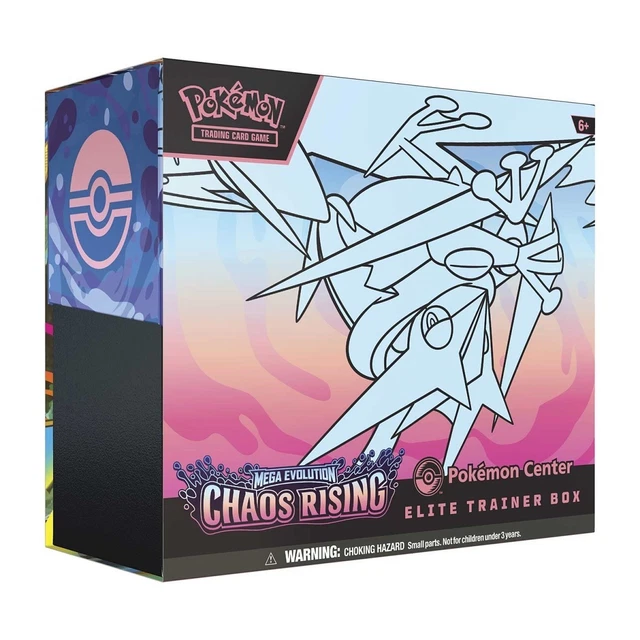 TCG POKEMON CENTER Mega Evolution Chaos Rising - ETB *PRE SALE* 22/05 ...