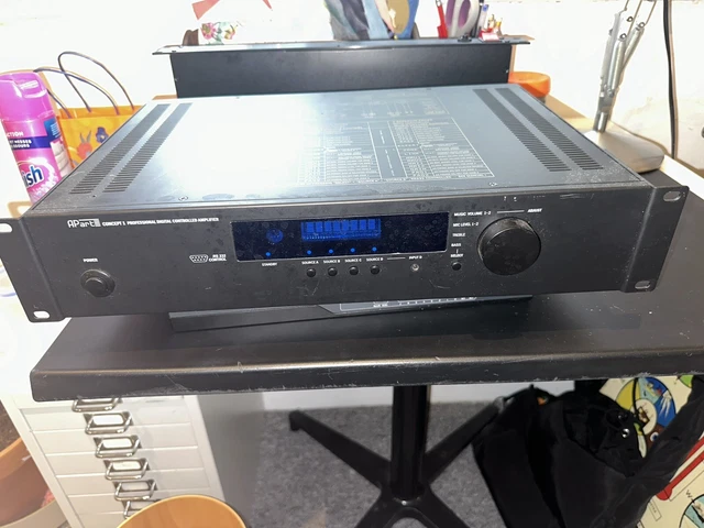 APART CONCEPT 1, Professional Digital Controlled Amplifier. Rack ...