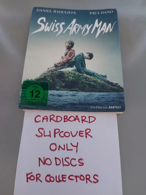 SWISS ARMY MAN. Paul Dano, Daniel Radcliffe. CARDBOARD SLIPCOVER ONLY ...