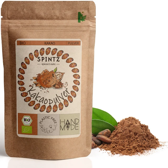 SPINTZ 1000G COCOA Powder Criollo Strong de-Oiled 10-12% Crudités ...