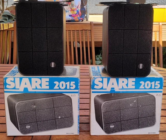 PAIRE D'ENCEINTES DE la marque SIARE ref : 2015 EUR 60,00 - PicClick FR