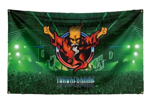 DRAPEAU FLAG THUNDERDOME Hardcore ID&T Gabber Thunderdome Wizard ...