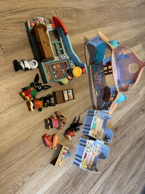 CBEEBIES BING BUNDLE Toy Set - Padgets Shop Sulas House & Figures £30. ...