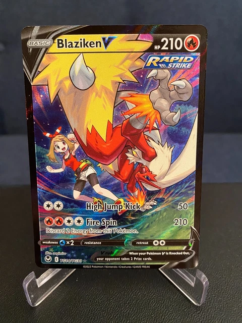 POKÉMON JCG BLAZIKEN V Swsh12 : Galerie Dresseur de Tempête Argent TG14 ...