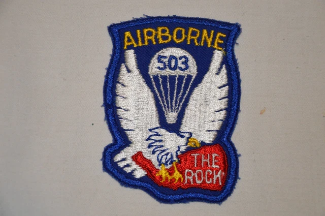 PATCH 503 RD AIRBORNE PARACHUTE BATAILLON-PARACHUTISTE AMERICAIN ...